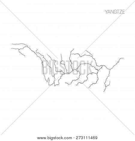 Map Yangtze River Vector & Photo (Free Trial) | Bigstock