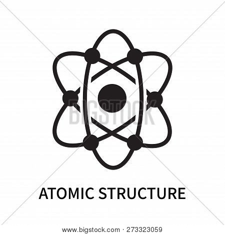 Atomic Structure Icon Vector & Photo (Free Trial) | Bigstock