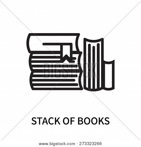 Stack Books Icon Vector & Photo (Free Trial) | Bigstock