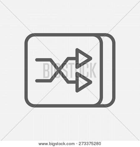 Shuffle Button Icon Image & Photo (Free Trial) | Bigstock