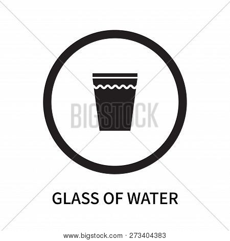 Glass Water Icon Vector & Photo (Free Trial) | Bigstock
