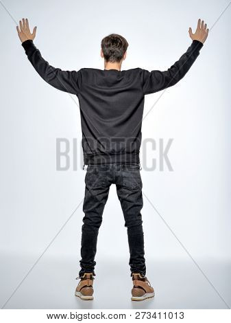 Back View. Teen Boy Image & Photo (Free Trial) | Bigstock
