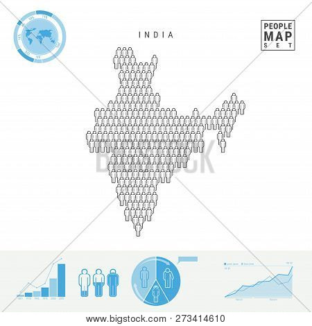 India People Icon Map Vector & Photo (Free Trial) | Bigstock