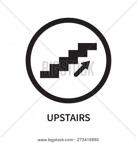Upstairs Icon Vector & Photo (Free Trial) | Bigstock