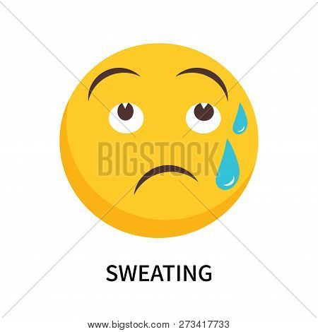 Sweating Icon Vector & Photo (Free Trial) | Bigstock