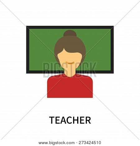 Teacher Icon Isolated Vector & Photo (Free Trial) | Bigstock
