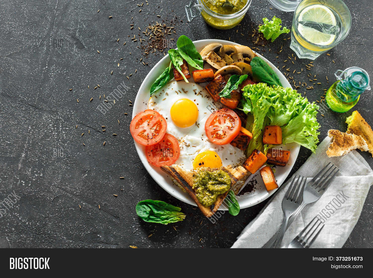 Breakfast Table Fried Image & Photo (Free Trial) | Bigstock
