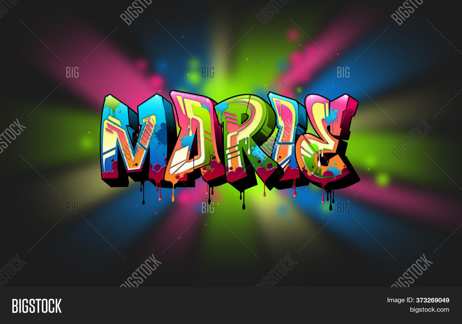 Marie. Cool Graffiti Image & Photo (Free Trial) | Bigstock