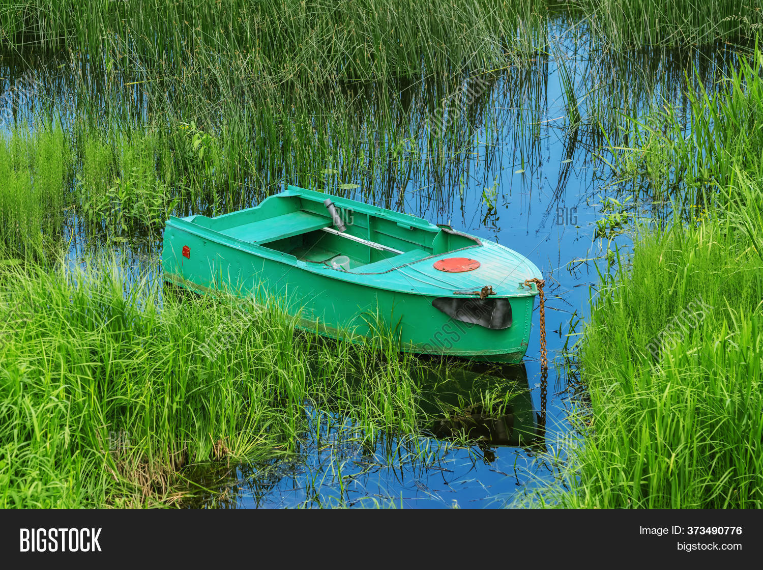 Old Metal Rowboat Image & Photo (Free Trial) | Bigstock