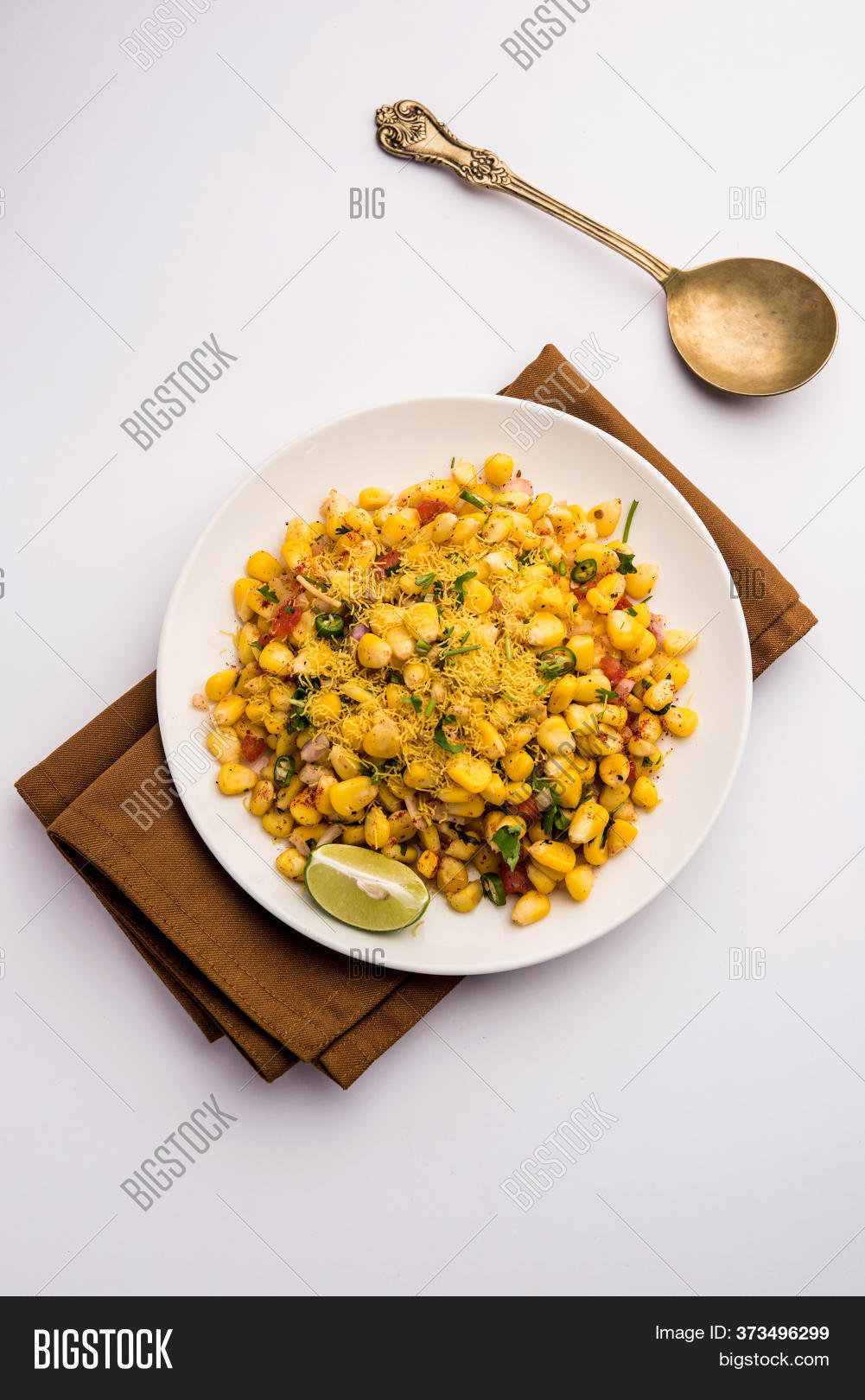 Sweet Corn Chat Chaat Image & Photo (Free Trial) | Bigstock