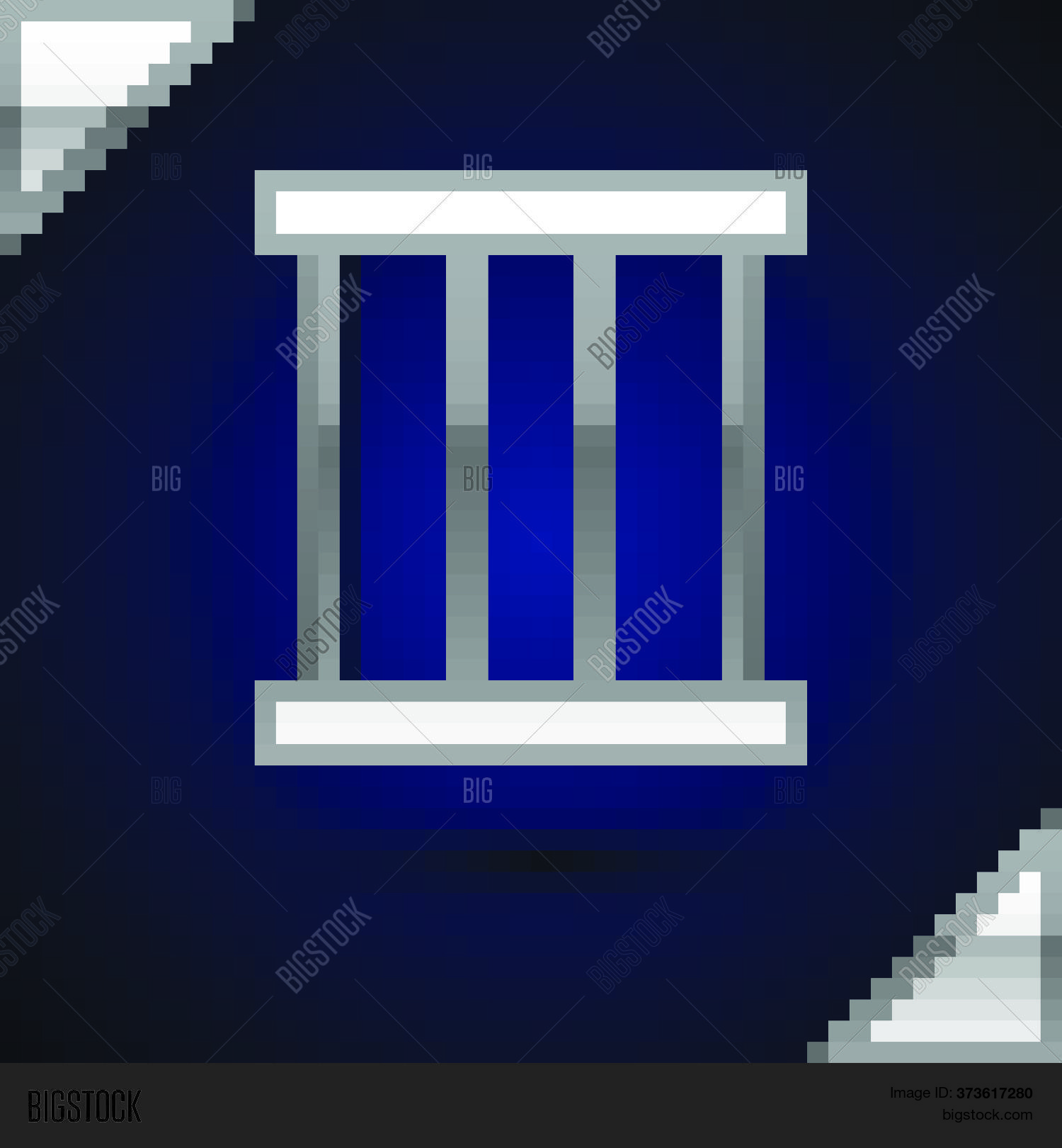 Silver Prison Window Vector & Photo (Free Trial) | Bigstock