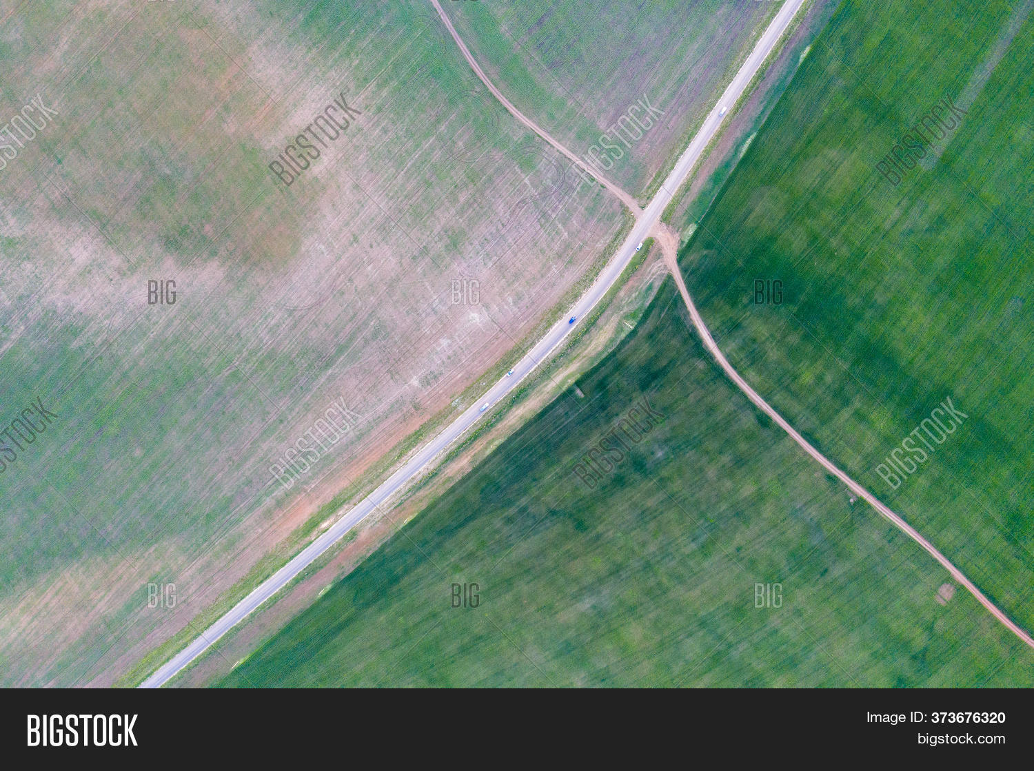 Aerial View Flat Area Image & Photo (Free Trial) | Bigstock