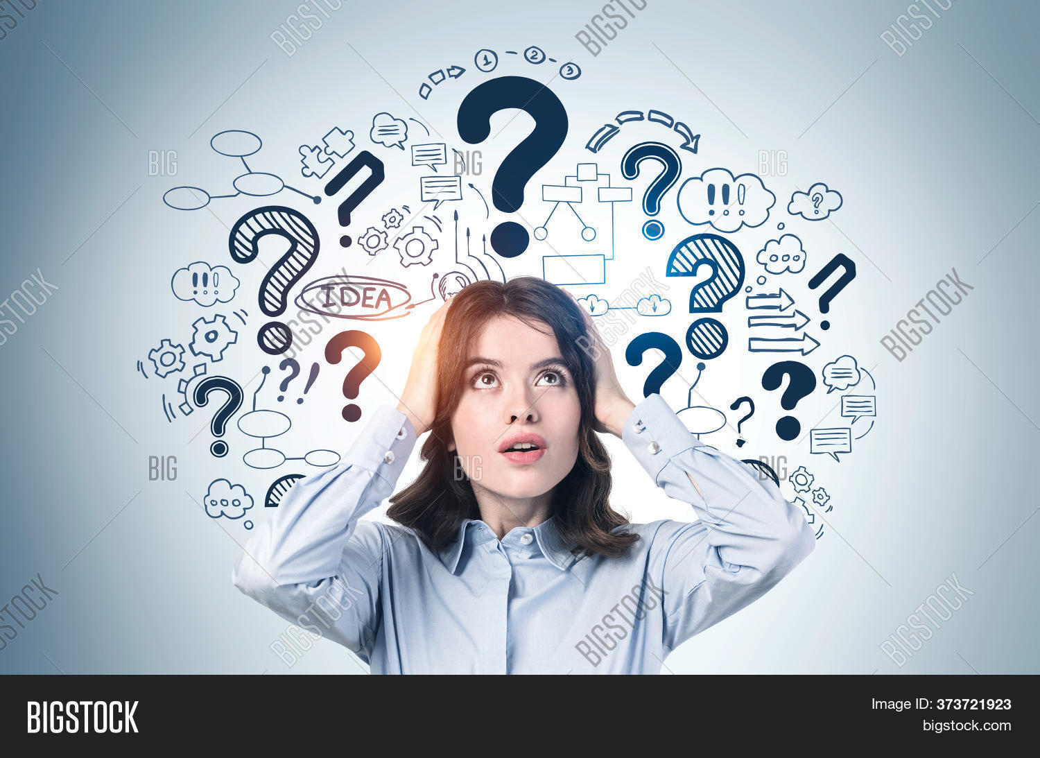 Portrait Stressed Image & Photo (Free Trial) | Bigstock