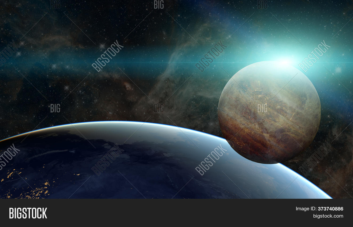 Distant Planet System Image & Photo (Free Trial) | Bigstock