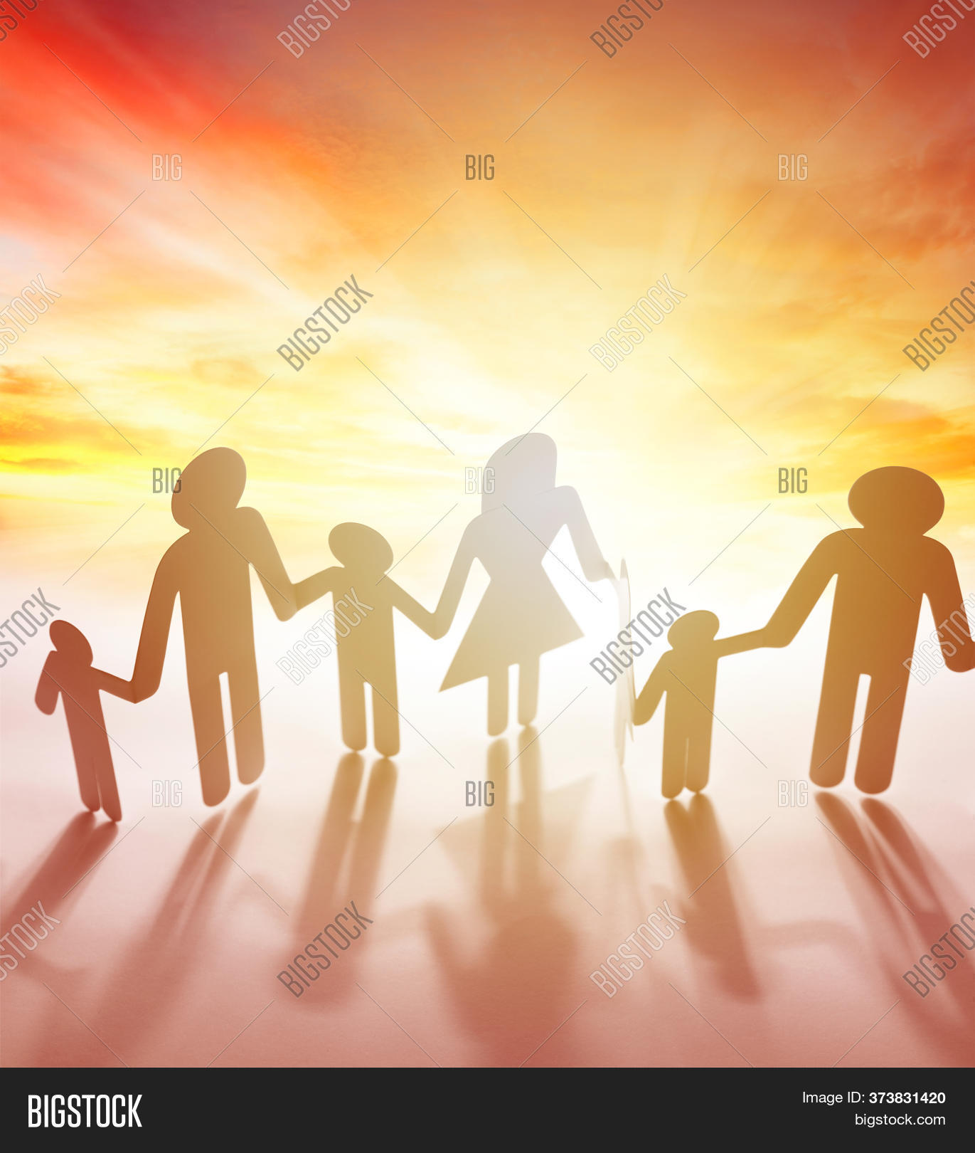 Family Paper Chain Image & Photo (Free Trial) | Bigstock