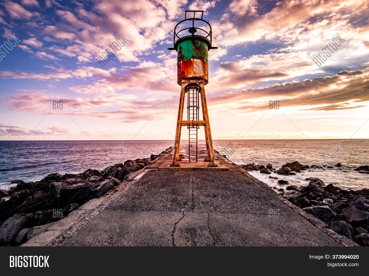 Jetty Lighthouse Saint Image & Photo (Free Trial) | Bigstock
