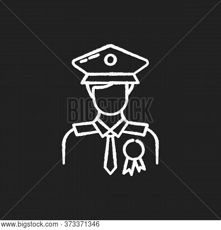 Police Officer Chalk Vector & Photo (Free Trial) | Bigstock