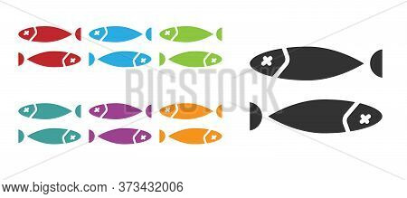 Black Dried Fish Icon Vector & Photo (Free Trial) | Bigstock