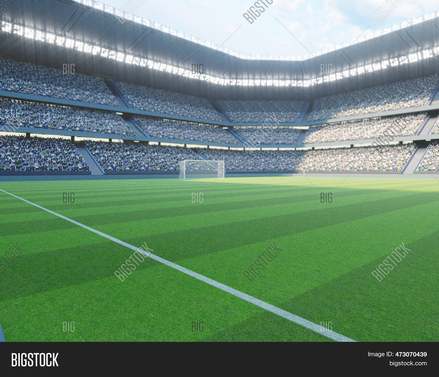 Soccer Stadium Goals Image & Photo (Free Trial) | Bigstock