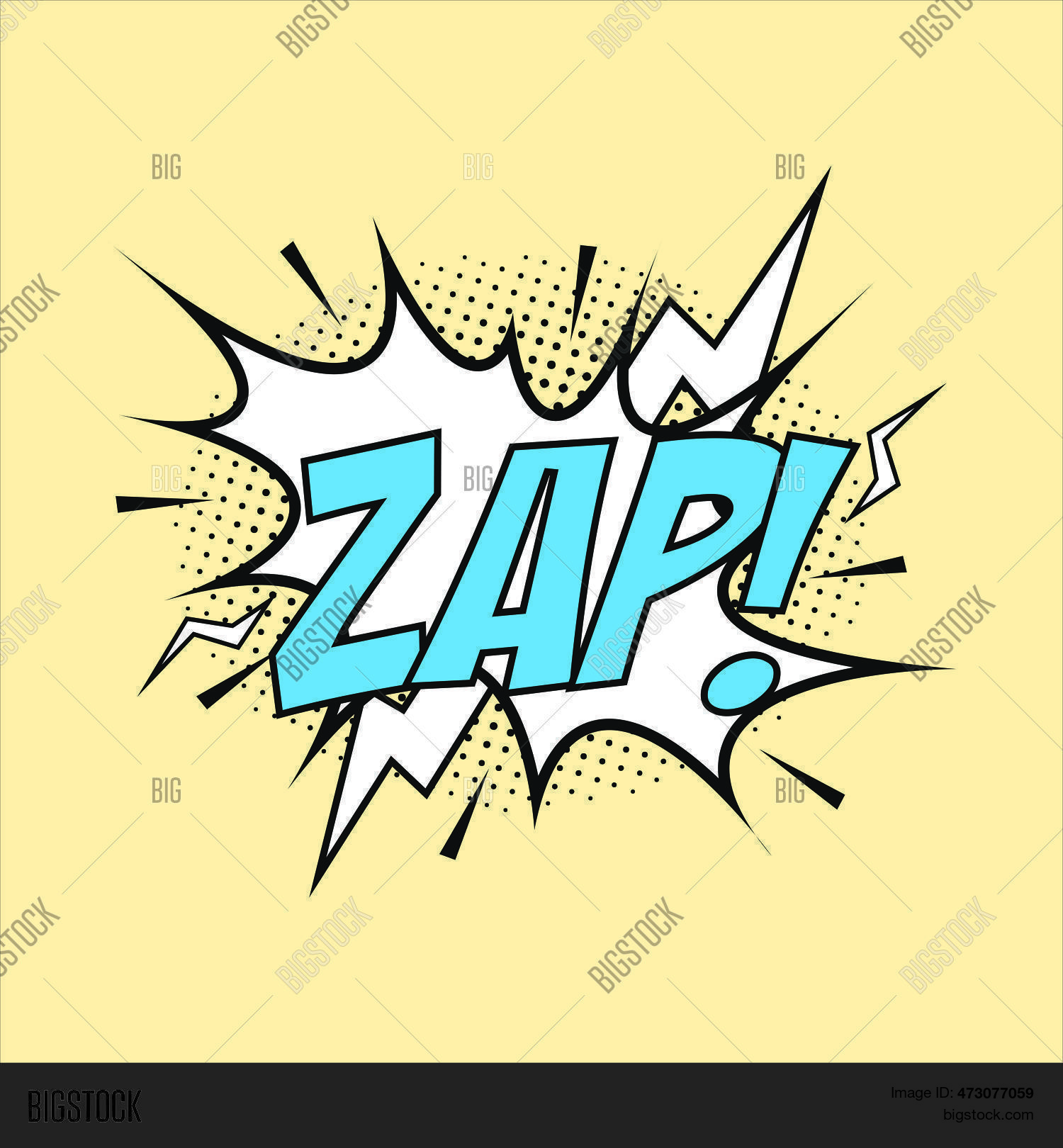 Zap Comic Explosion. Vector & Photo (Free Trial) | Bigstock