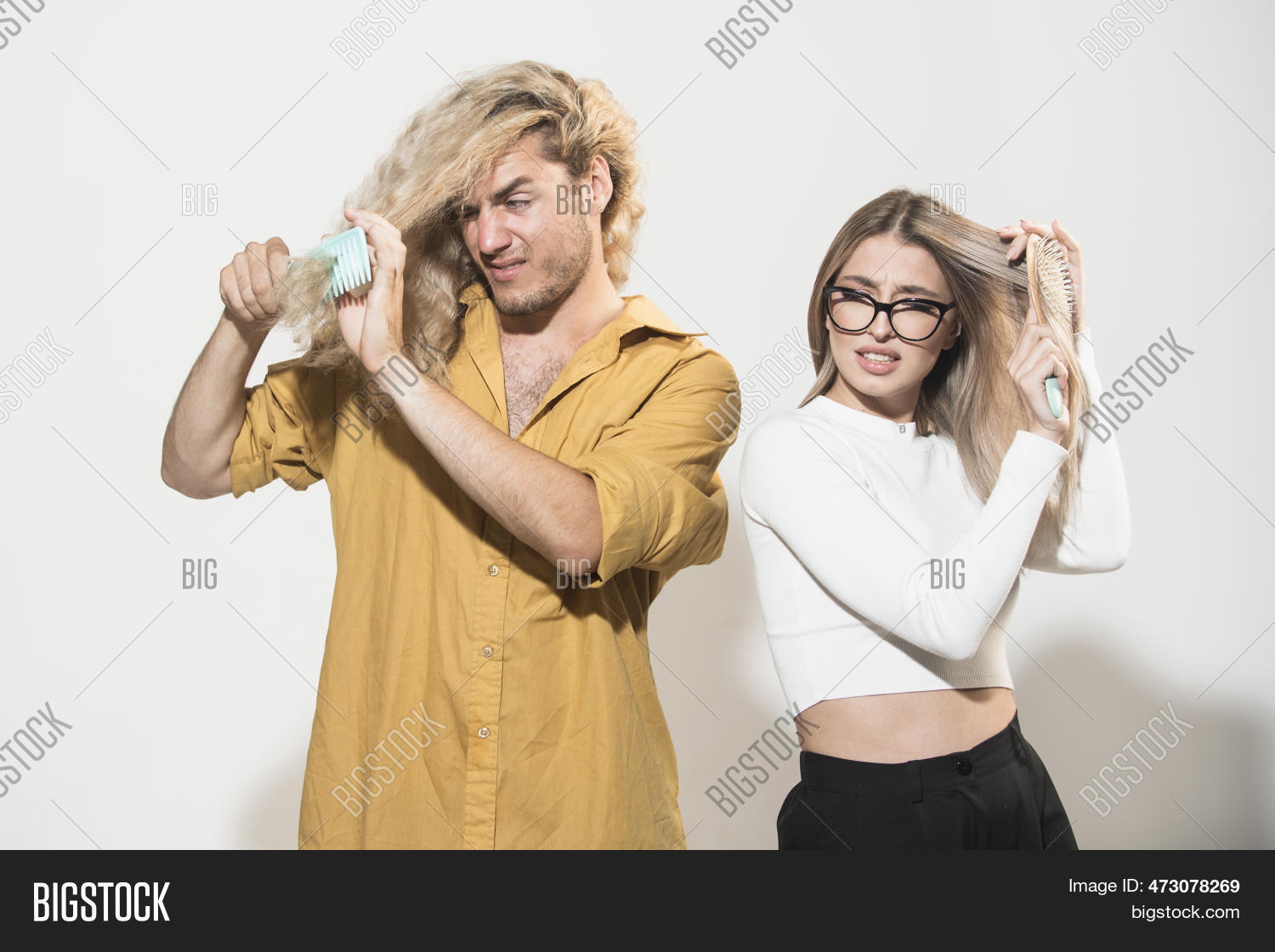 Messy Hair. Couple Image & Photo (Free Trial) | Bigstock