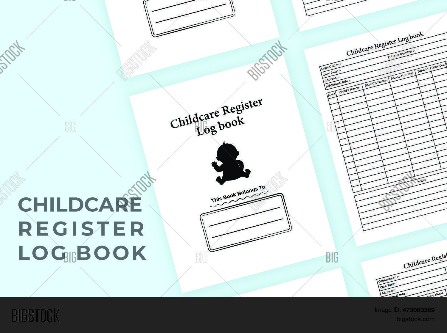 Childcare Register Vector & Photo (Free Trial) | Bigstock