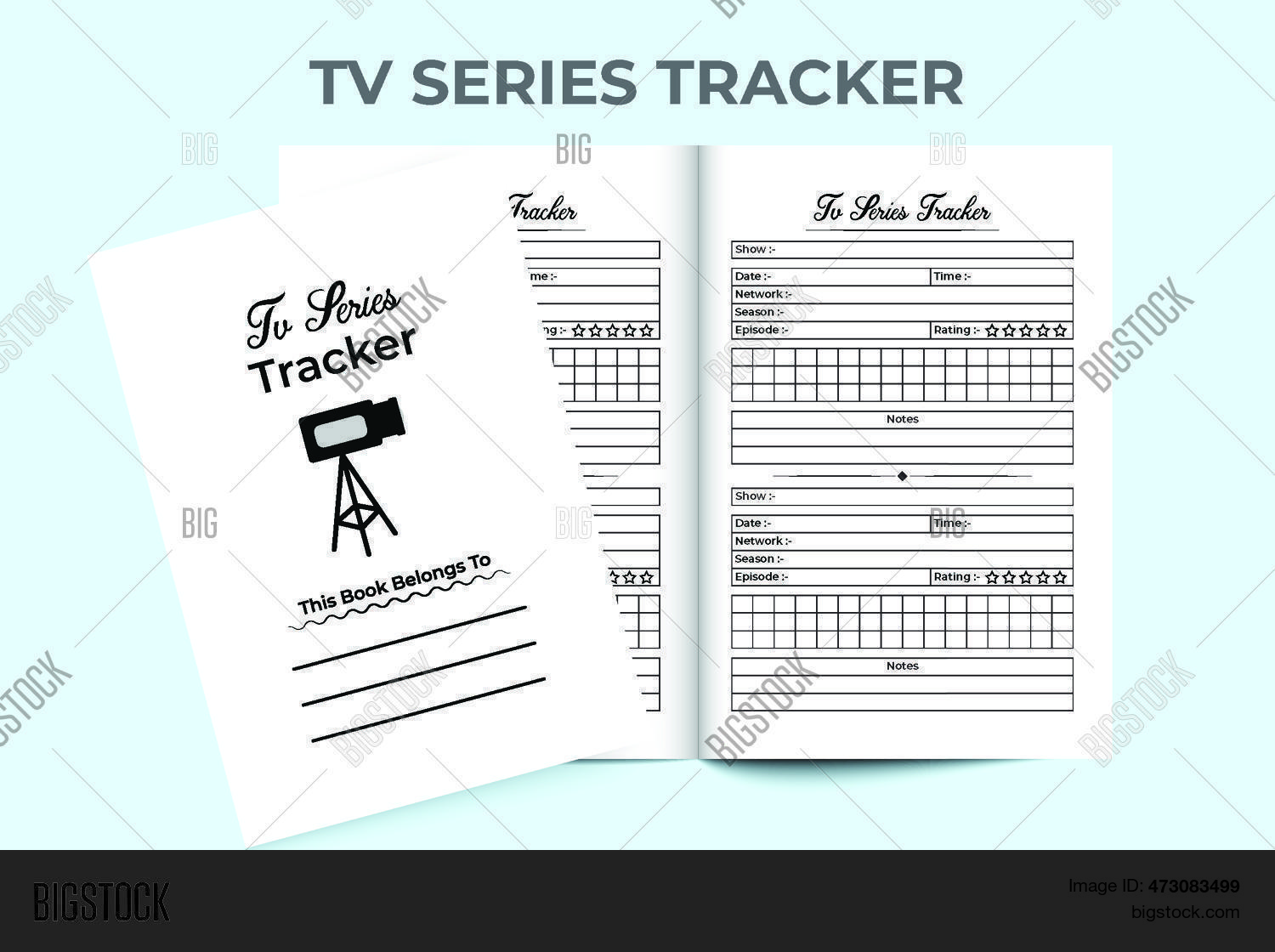 Tv Series Tracker Kdp Vector & Photo (Free Trial) | Bigstock