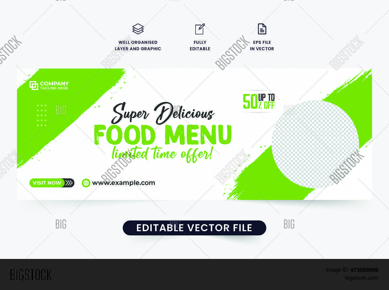 Delicious Food Promo Vector & Photo (Free Trial) | Bigstock