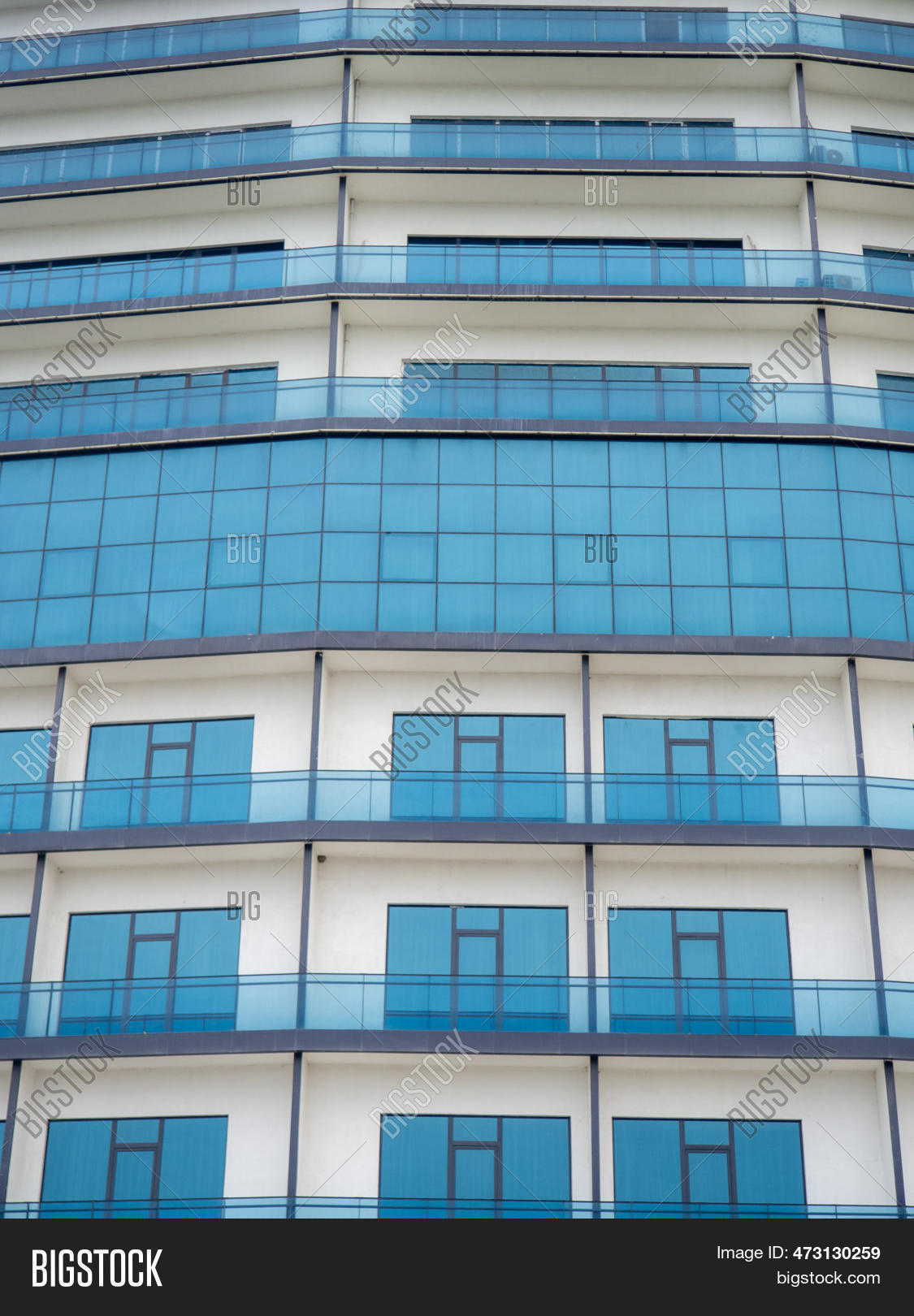 Facade Modern Blue Image & Photo (Free Trial) | Bigstock
