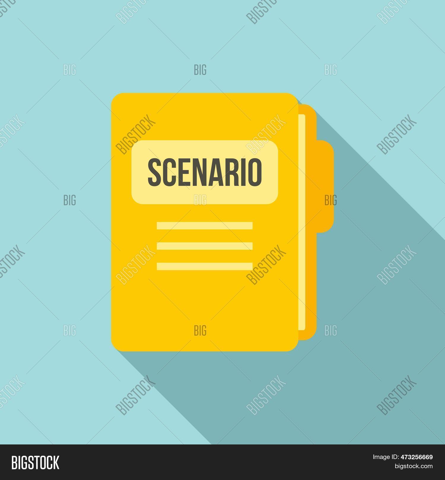 Scenario Folder Icon. Image & Photo (Free Trial) | Bigstock