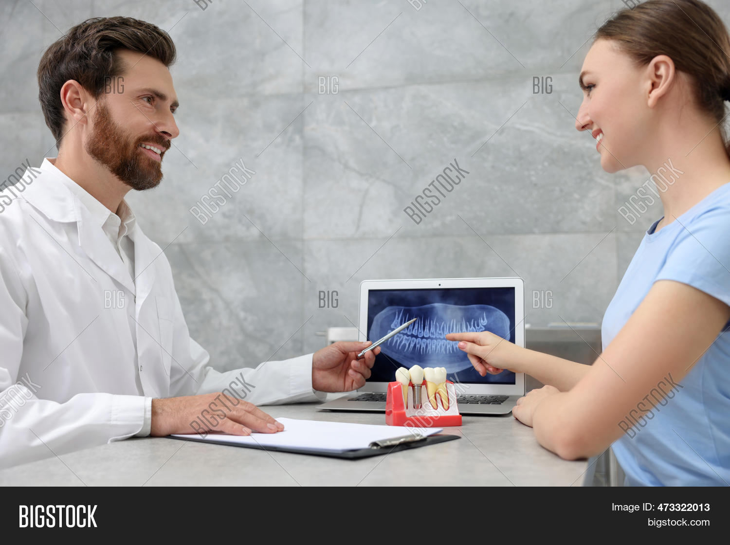 Doctor Showing Patient Image & Photo (Free Trial) | Bigstock