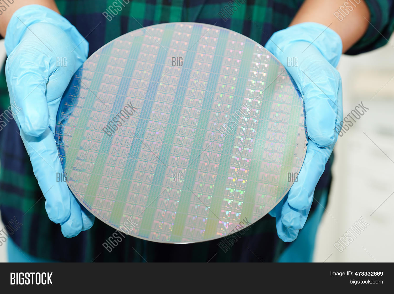 Silicon Wafer Image & Photo (Free Trial) | Bigstock