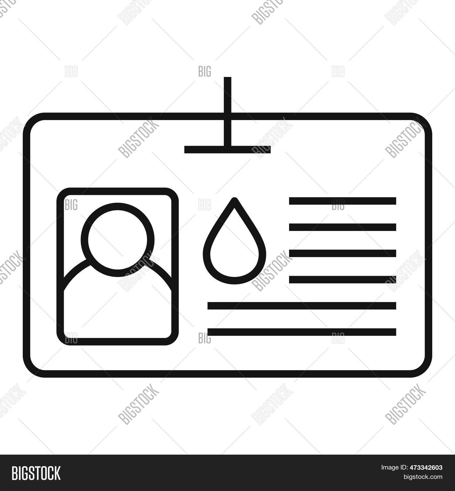 Blood Donation Id Card Image & Photo (Free Trial) | Bigstock