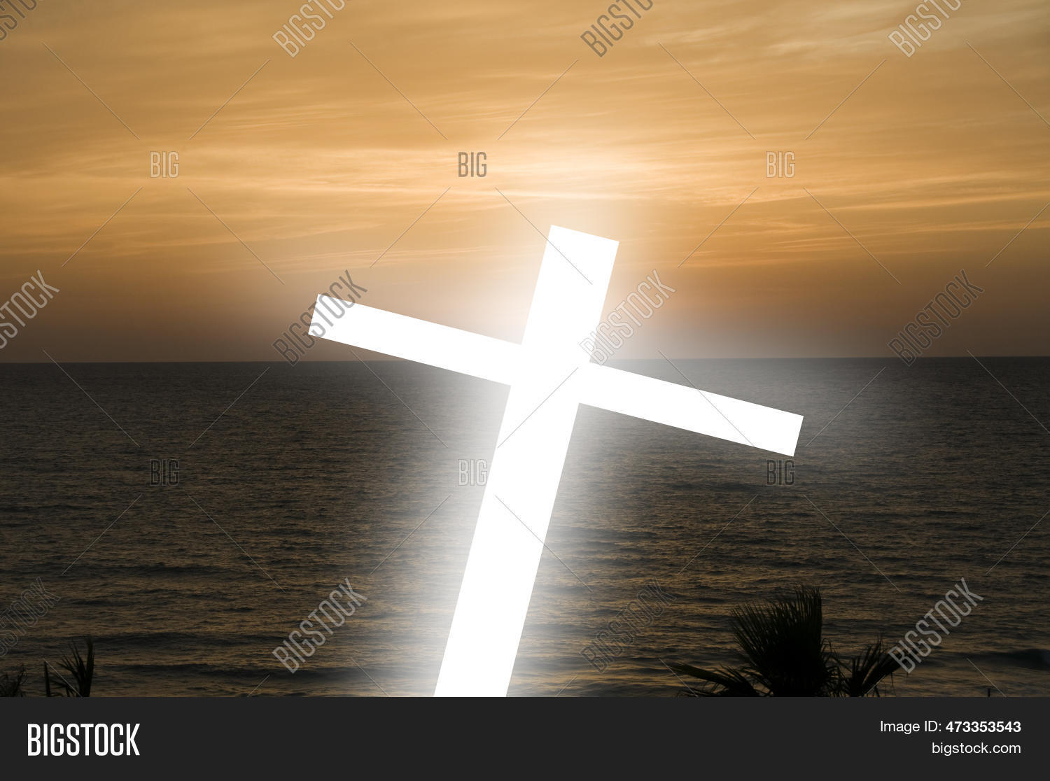 Shing White Cross Image & Photo (Free Trial) | Bigstock