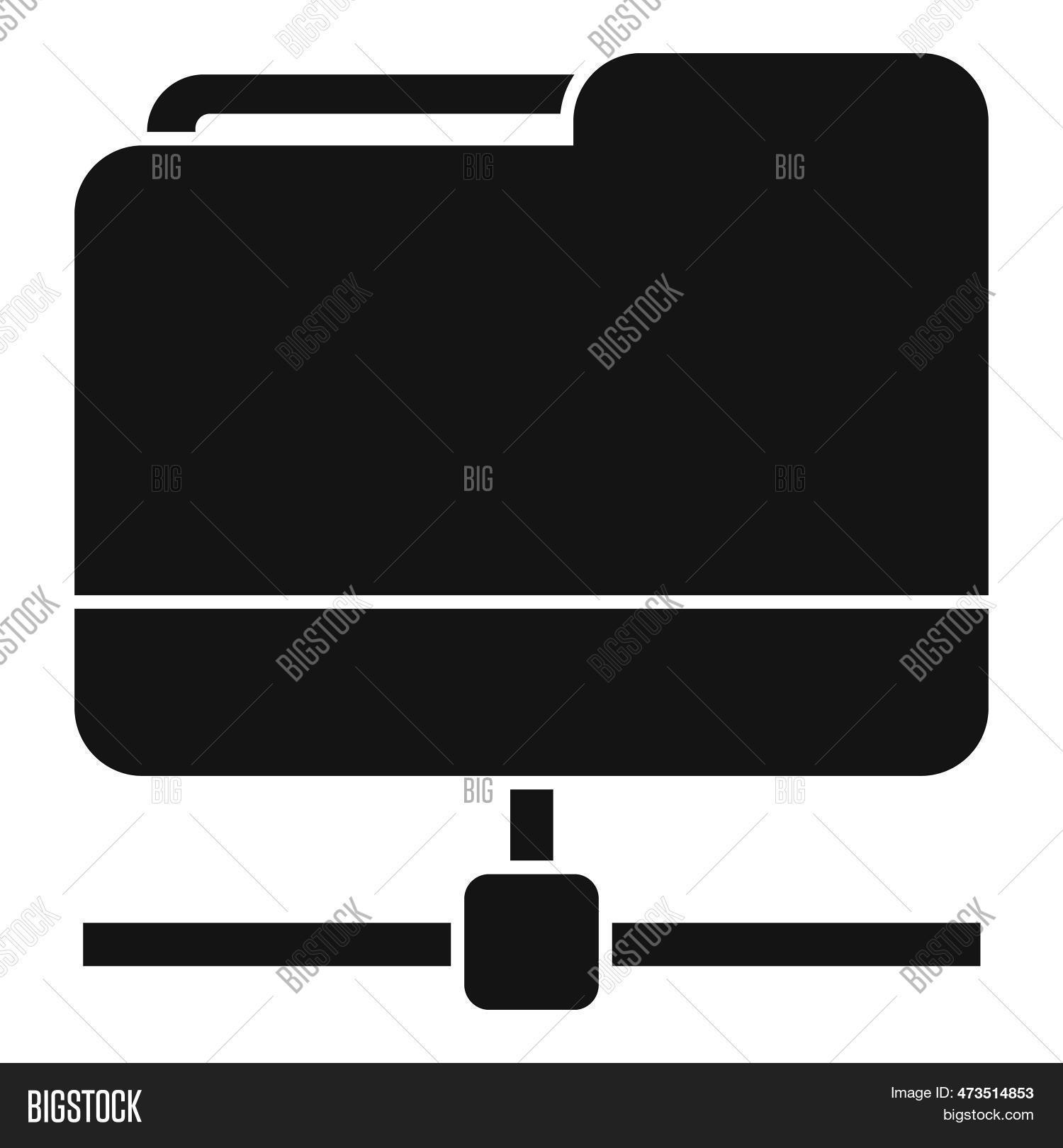 Network Folder Icon. Image & Photo (Free Trial) | Bigstock