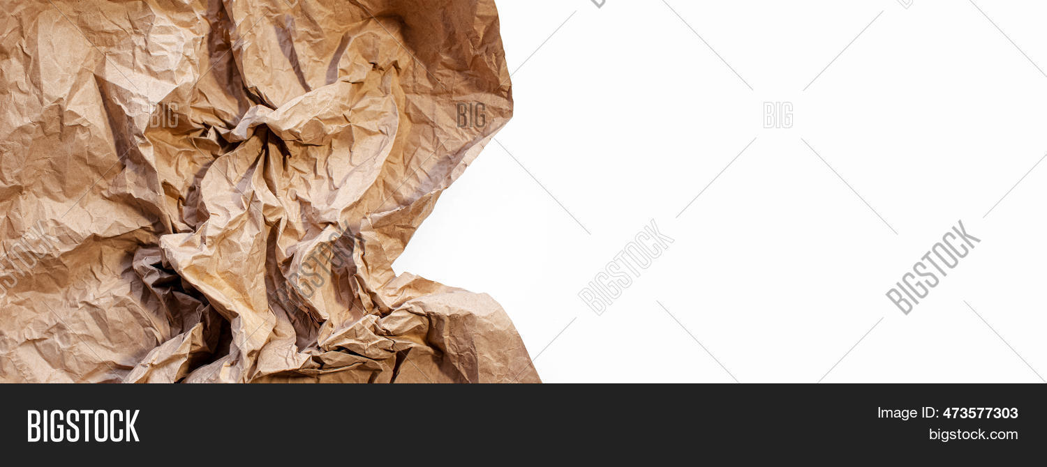 Crumpled Paper Beige Image & Photo (Free Trial) | Bigstock