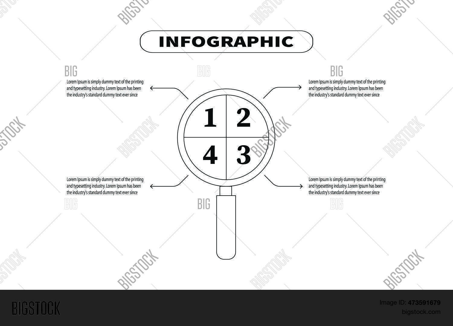 Magnifying Glass Vector & Photo (Free Trial) | Bigstock