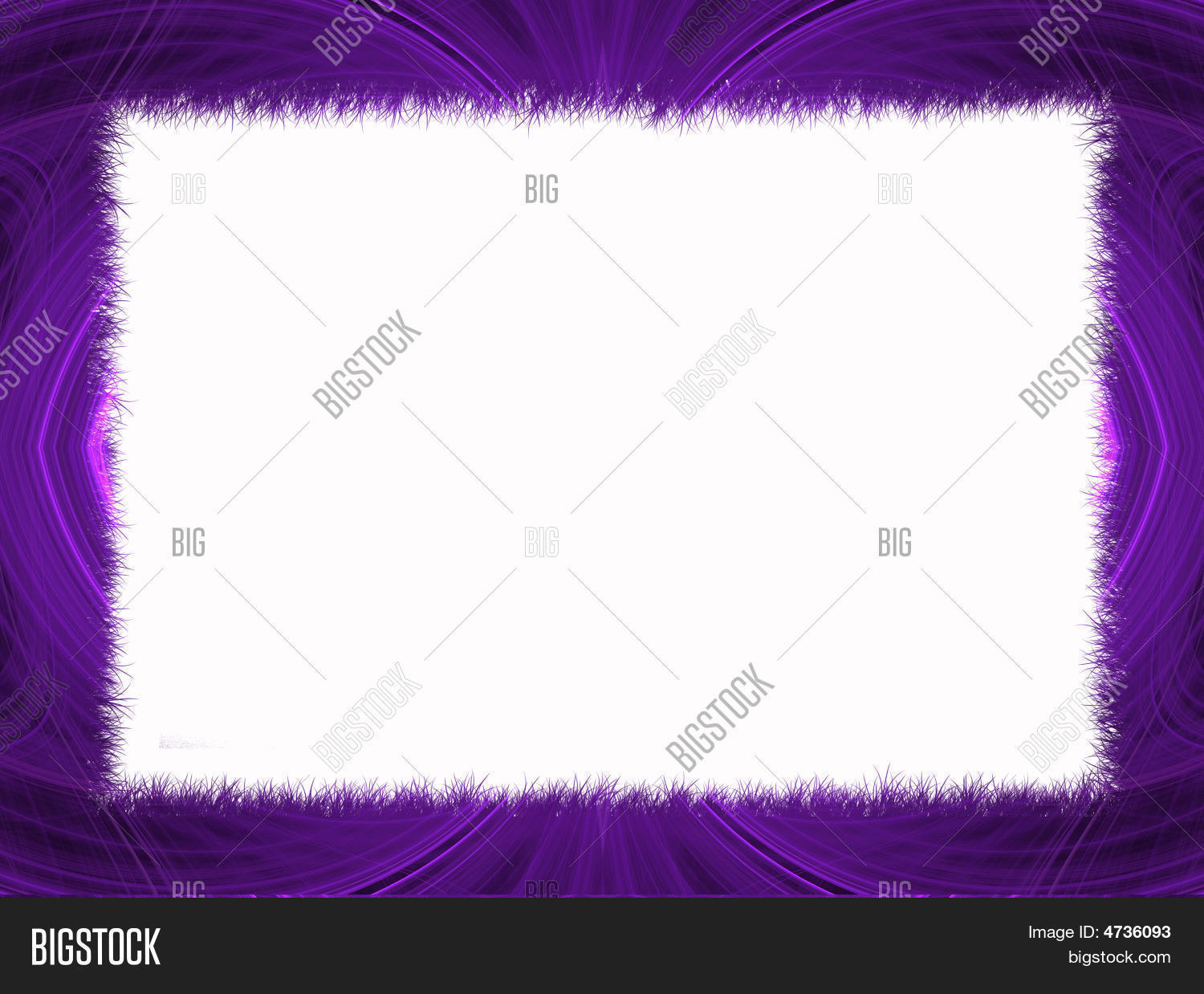 Purple Fractal Border Image & Photo (Free Trial) | Bigstock