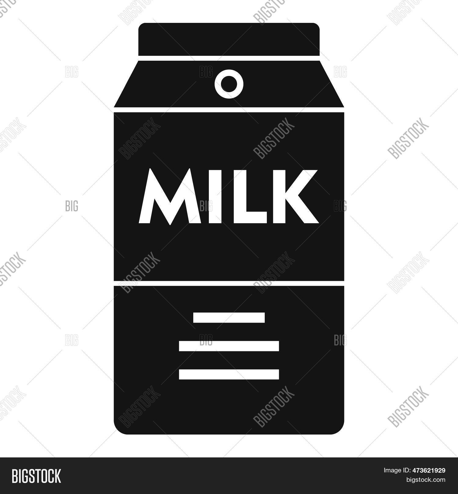 Milk Package Icon. Image & Photo (Free Trial) | Bigstock