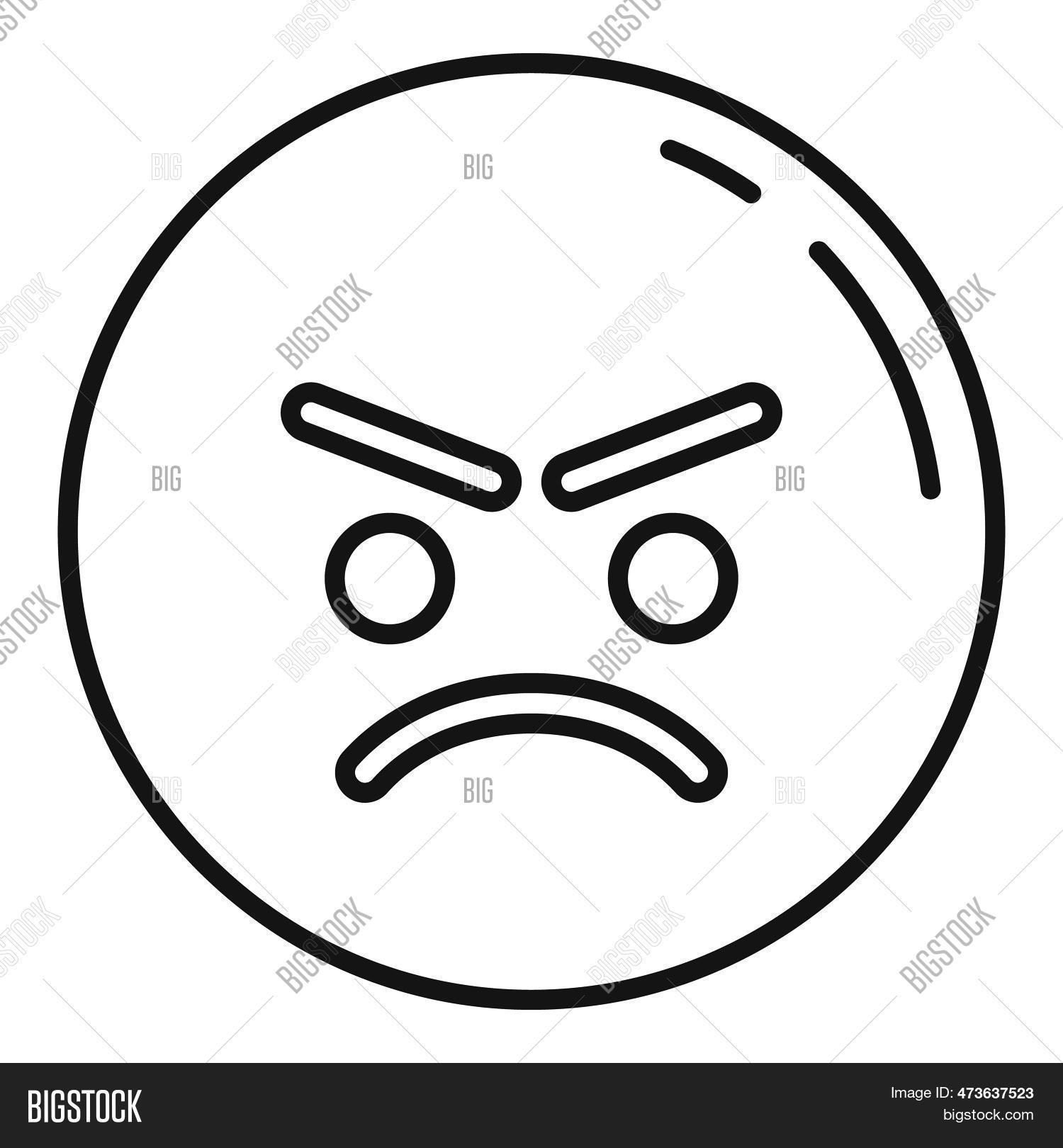 Rage Emoji Icon. Image & Photo (Free Trial) | Bigstock