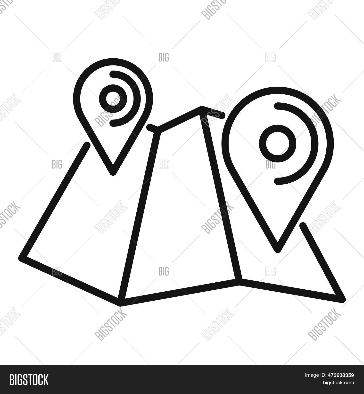 Hitchhiking Map 图片和照片（免费试用） | Bigstock