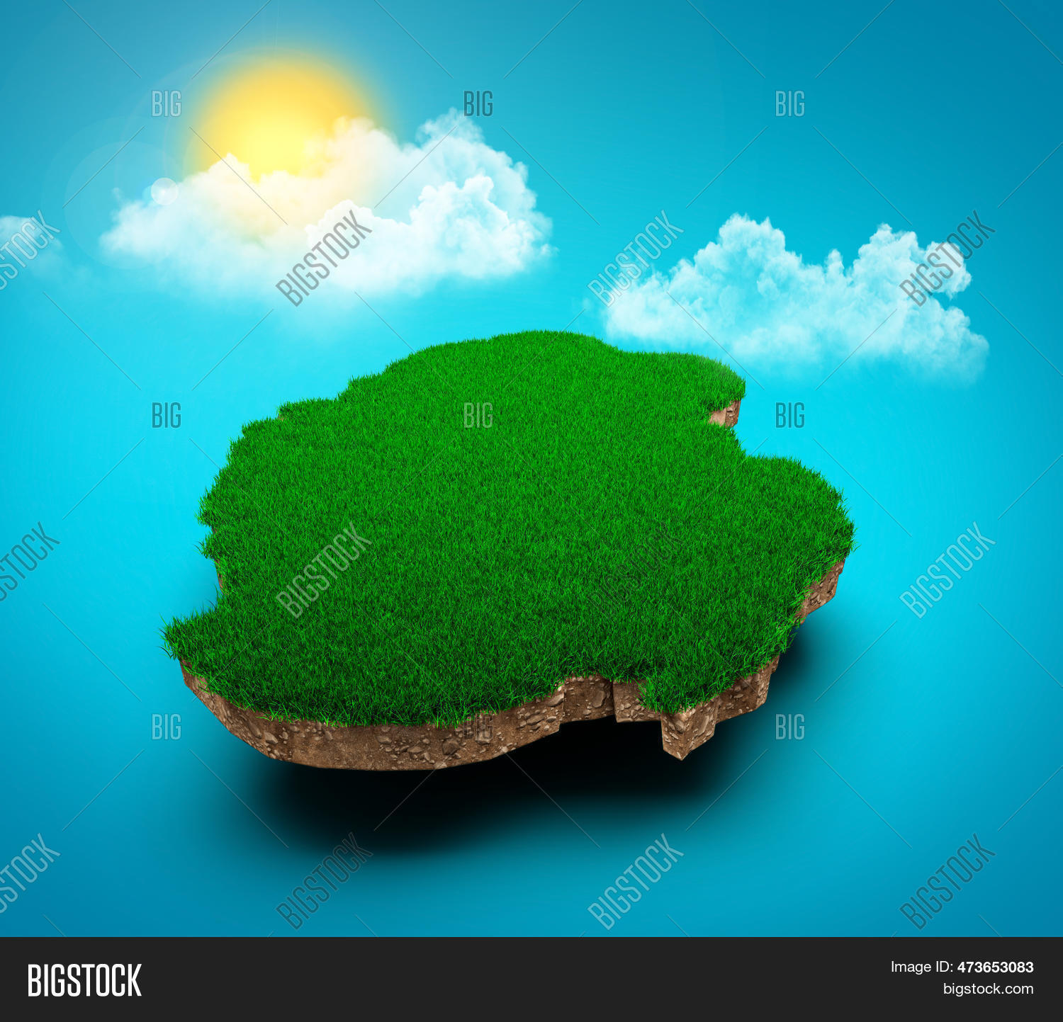 Qatar Map Soil Land Image & Photo (Free Trial) | Bigstock