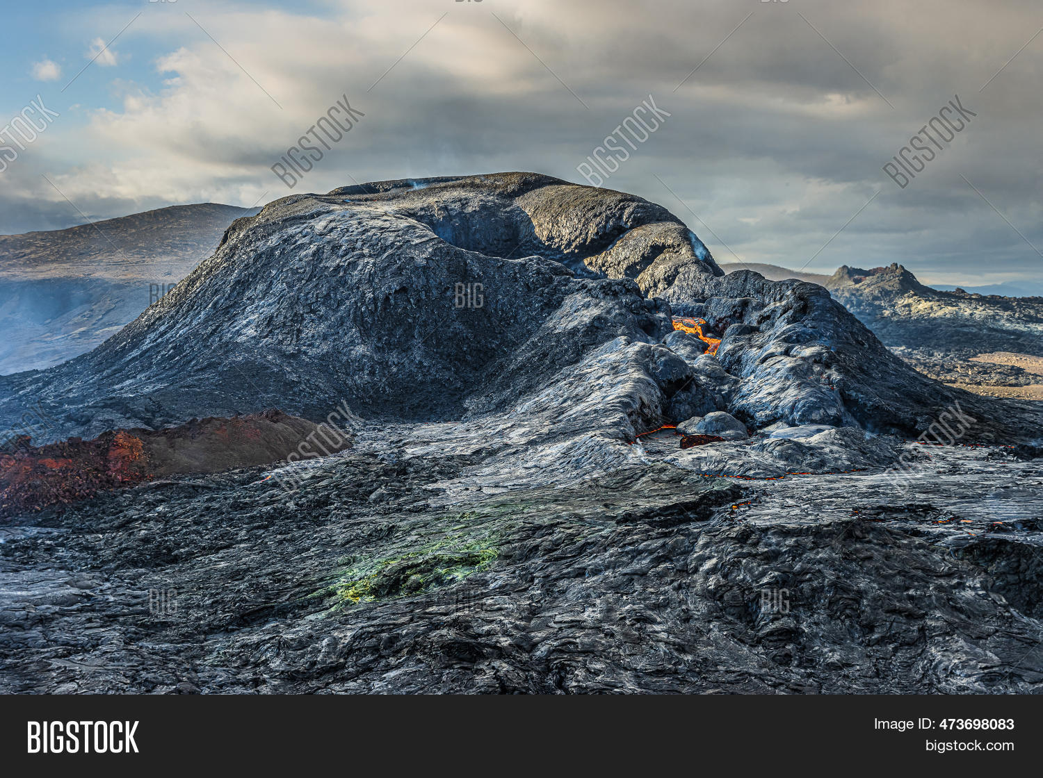 Active Volcanic Crater Image & Photo (Free Trial) | Bigstock
