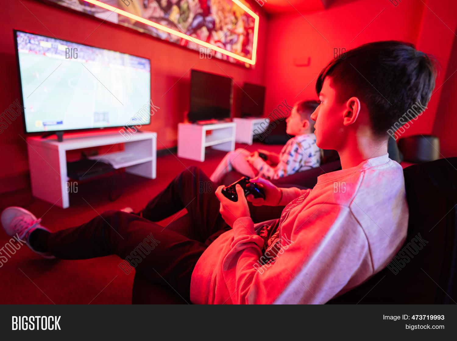 Two Boys Gamers Play Image & Photo (Free Trial) | Bigstock