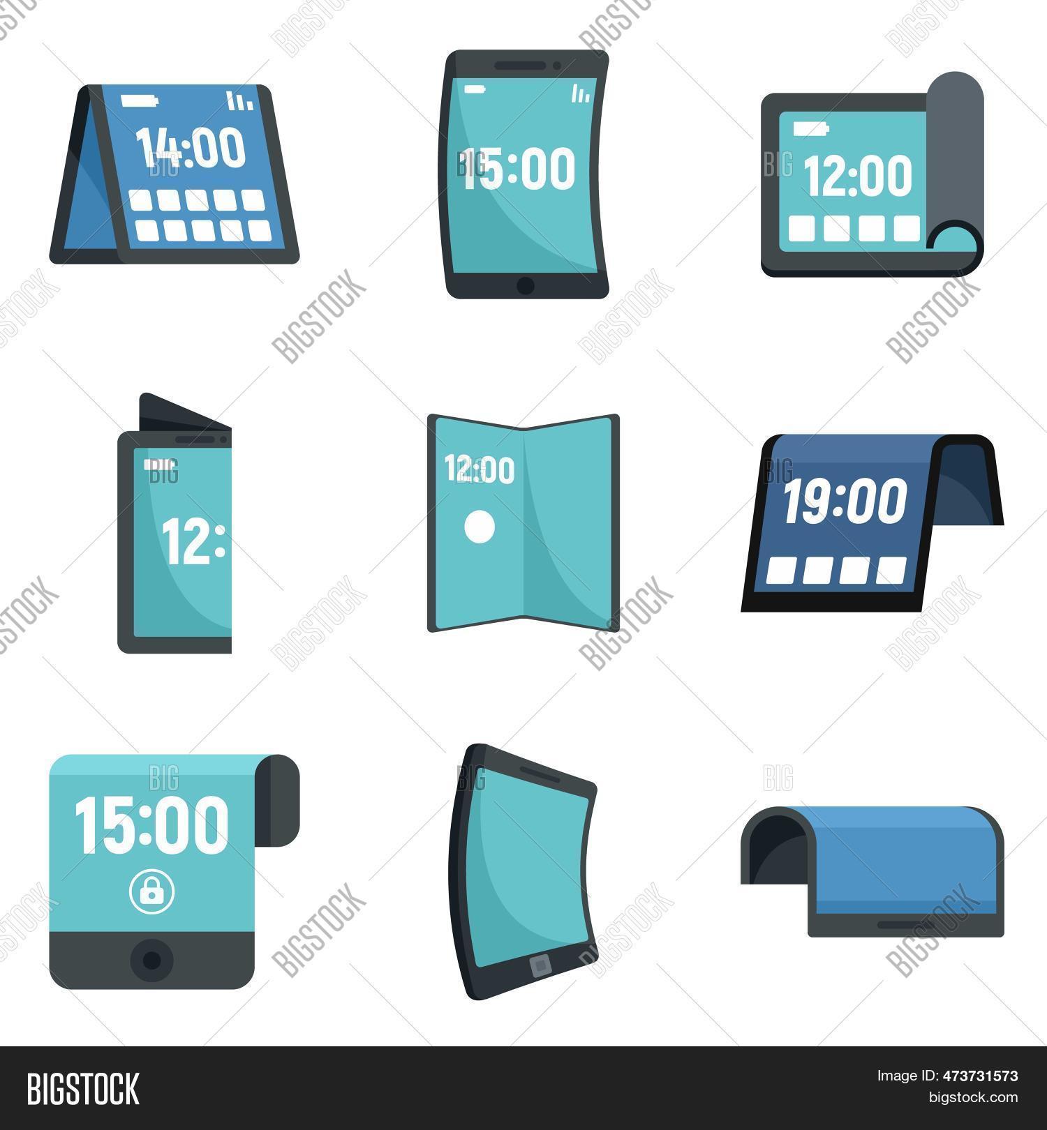 Flexible Display Icons Image & Photo (Free Trial) | Bigstock