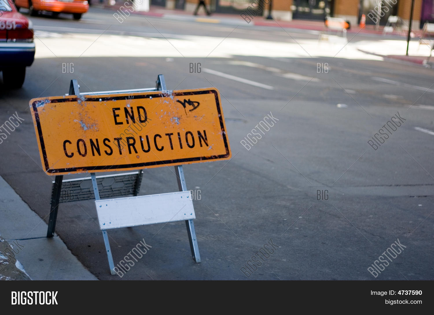 End Construction Sign Image & Photo (Free Trial) | Bigstock