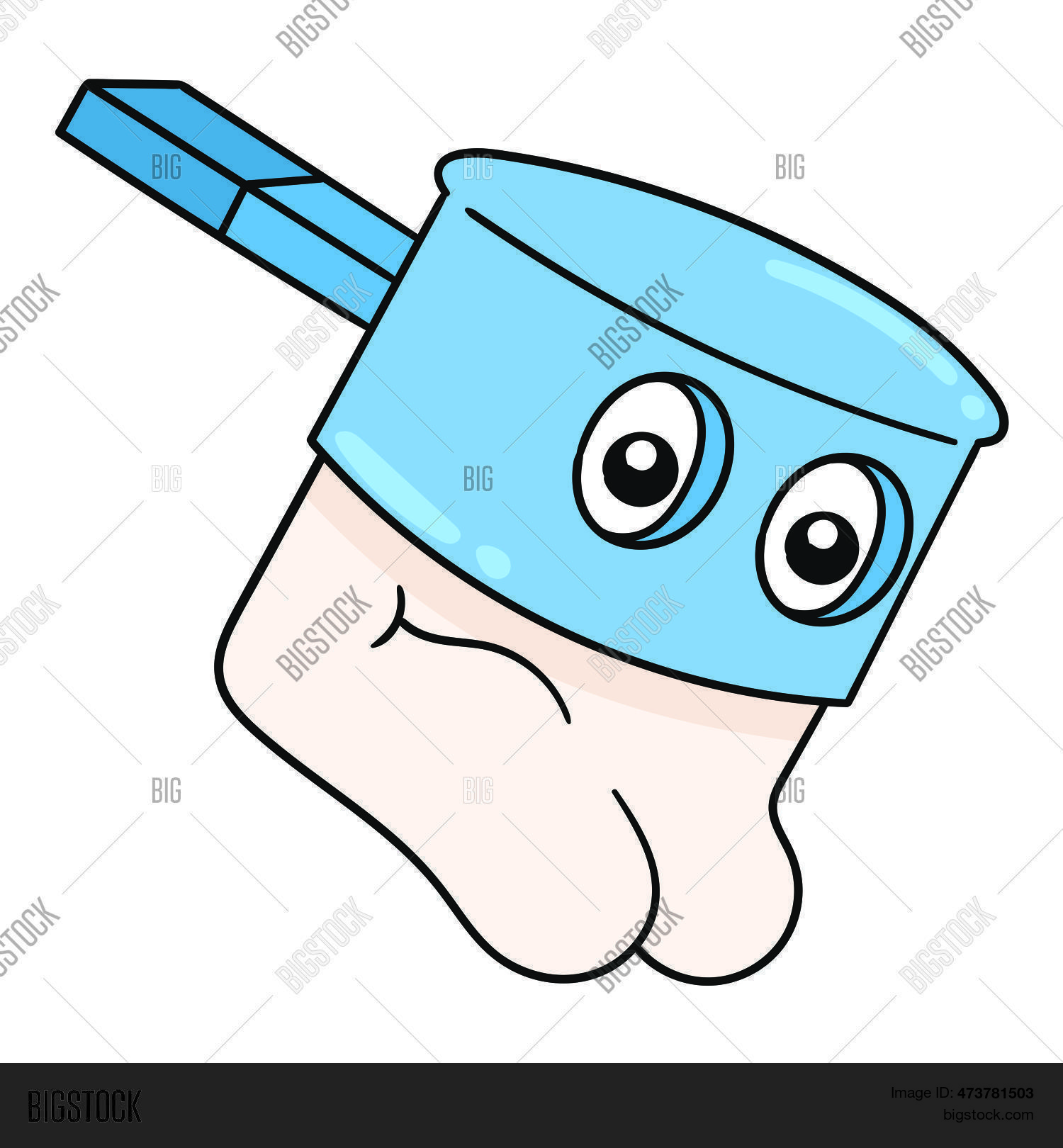 Head Boy Wearing Pot Vector & Photo (Free Trial) | Bigstock