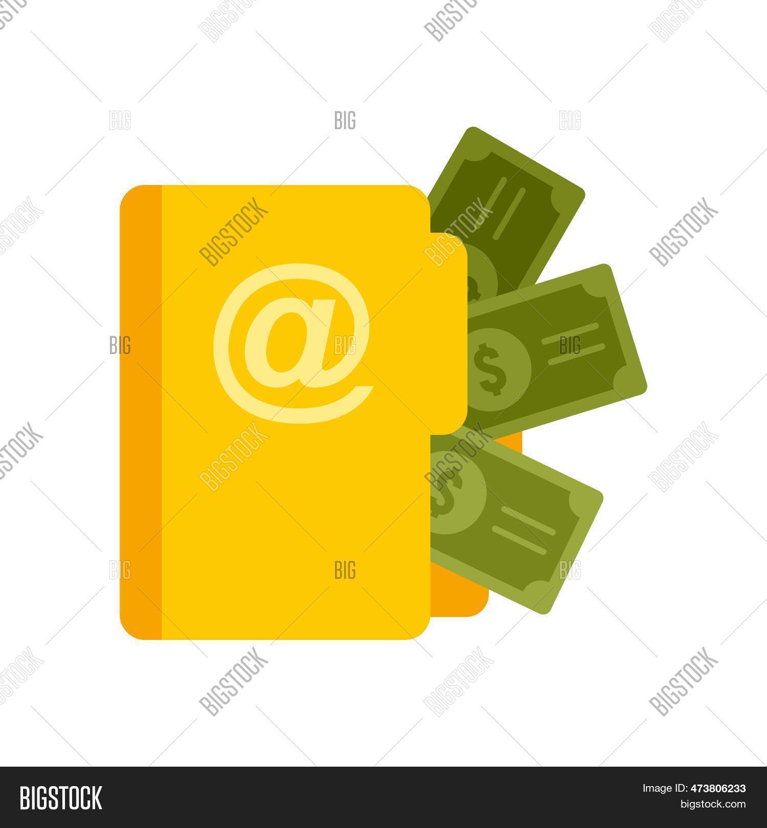 Money File Folder Icon Image & Photo (Free Trial) | Bigstock