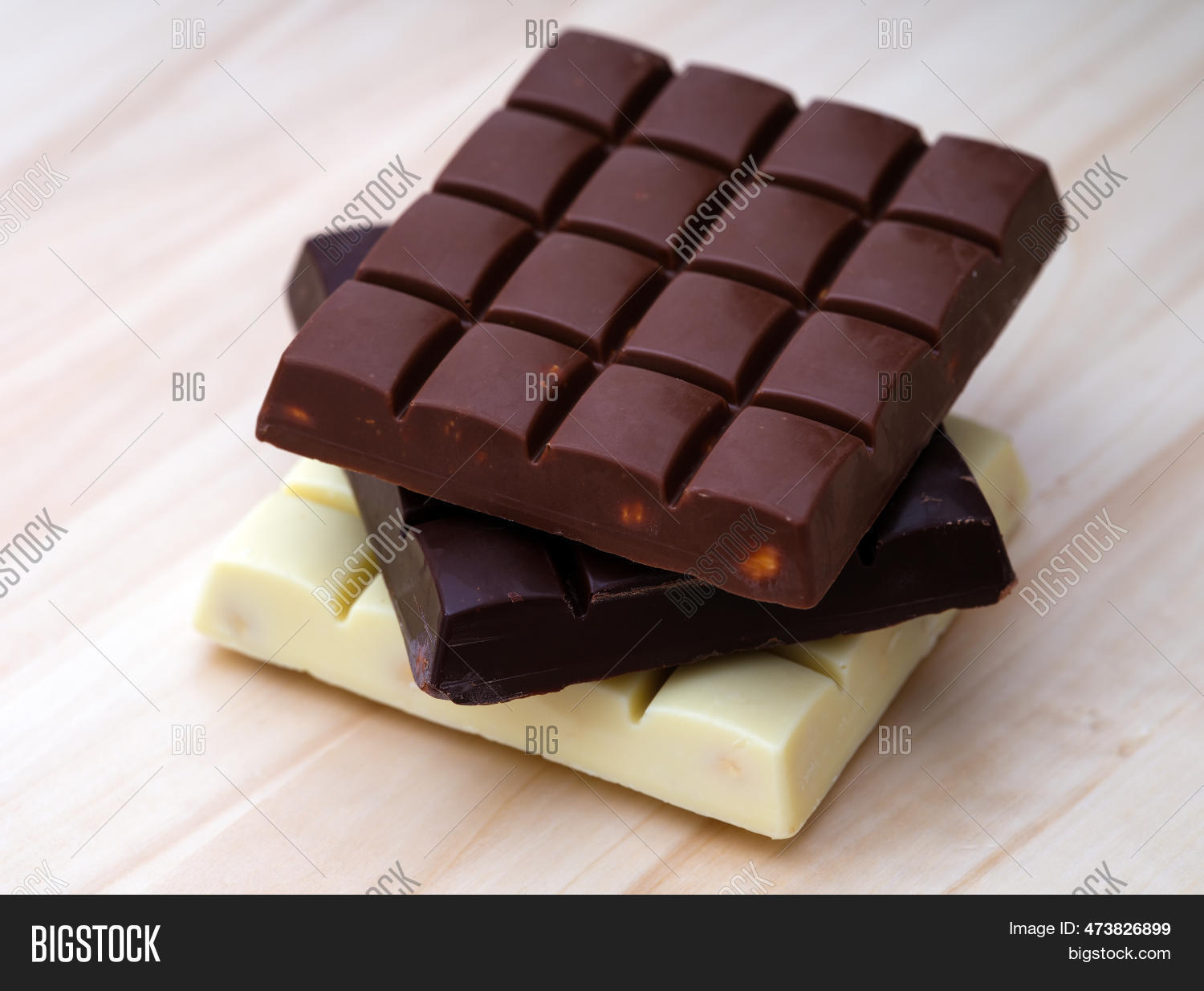 Stack Milk Chocolate Image & Photo (Free Trial) | Bigstock