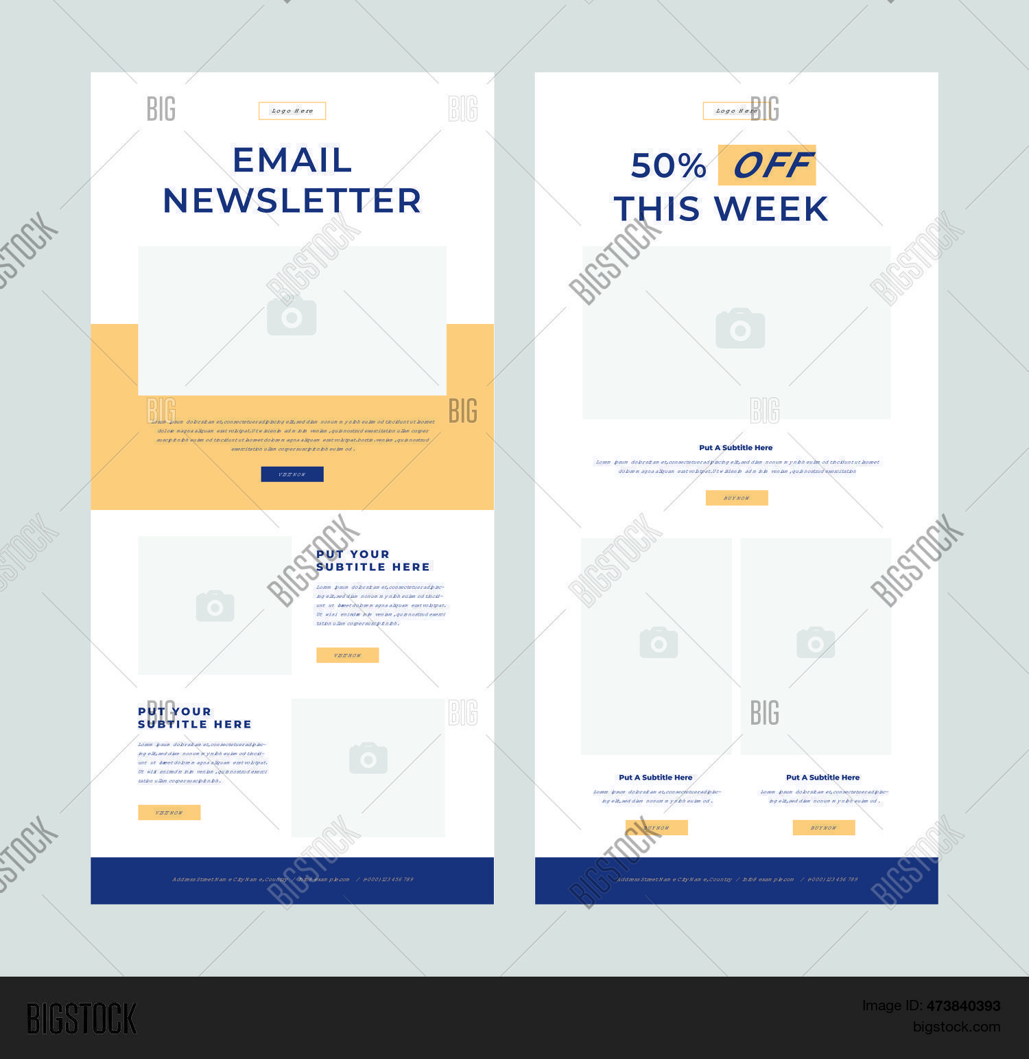 Email Newsletter Vector & Photo (Free Trial) | Bigstock